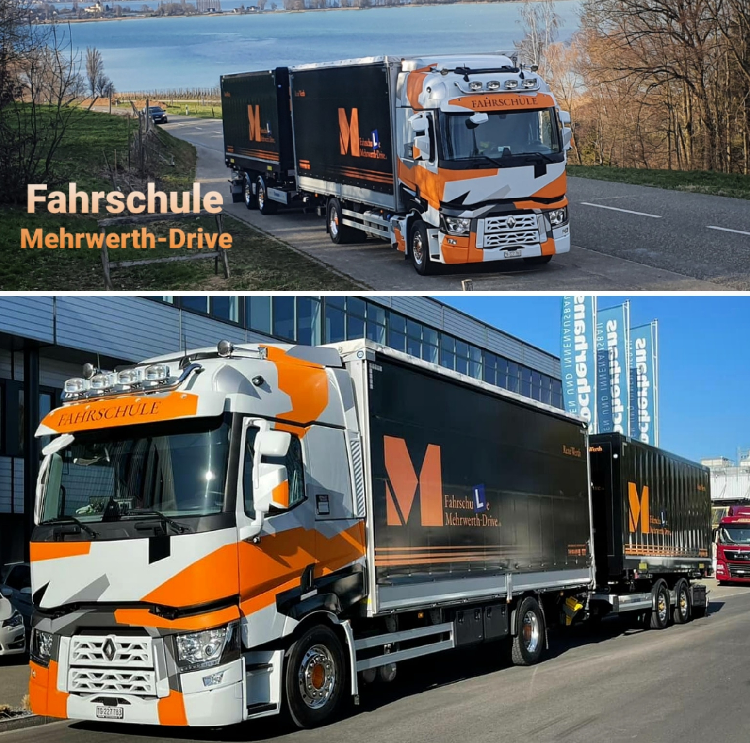 Lastwagenfahrschule